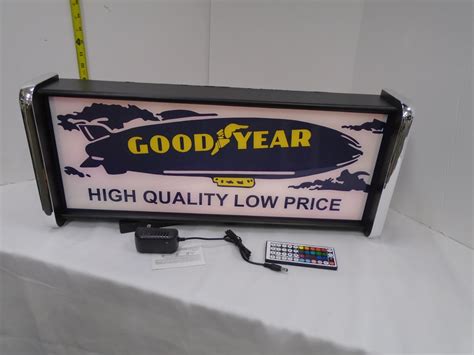 Goodyear Blimp Led Display Lighted Sign Lightbox Wall Hanging Lightの