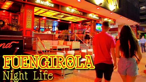 Fuengirola Spain Night Life May 2023 Bars Restaurants Old Town