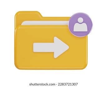 File Folder Icon D Rendering Vector Stock Vector Royalty Free