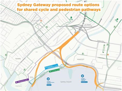 Sydney Gateway Plans Revealed For New Bike And Pedestrian Path Daily