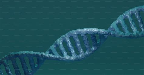 A 3d Rendering Of A Double Stranded Blue Colored Spiral Photo