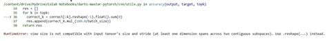 View Size Is Not Compatible With Input Tensors Size And Stride