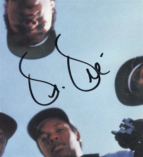 Lot Detail Dr Dre Signed Straight Outta Compton Album