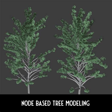 Node Based Tree Modeling In Blender With Mtree Blender Secrets