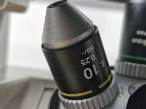 Used Nikon Tms Inverted Microscope With 3x Phase Objectives And 0 2