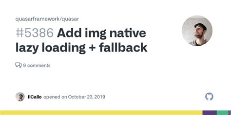 Add Img Native Lazy Loading Fallback Issue 5386 Quasarframework