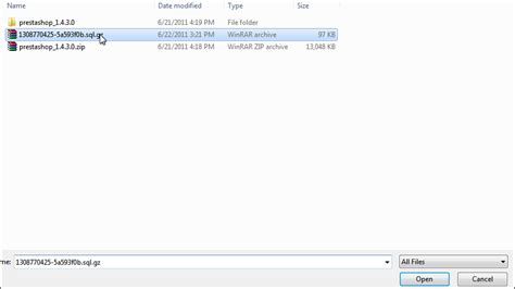 how to backup and restore your database in prestashop kualo limited
