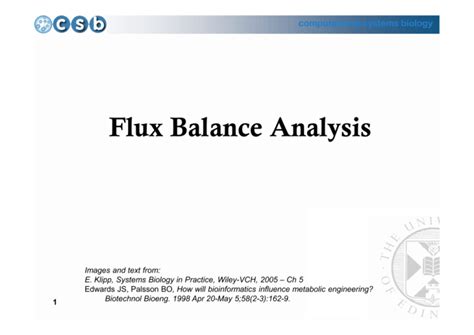 Flux Balance Analysis
