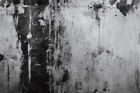 Grayscale Grunge Texture Premium Ai Generated Image