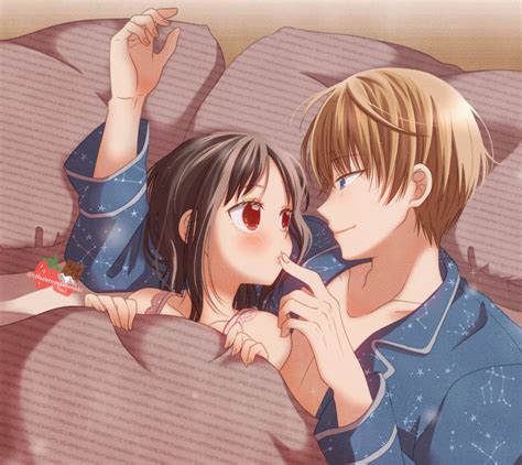 Kaguya And Miyuki In Bed By Chocotomamenoki Rkaguyasama