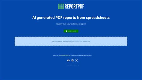 스프레드시트에서 Ai 기반 Pdf 보고서 생성 Reportpdf Creatiai