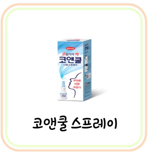 약국 비염약 코앤쿨 나잘스프레이 가격 및 사용법 클로르페니라민말레산염 네이버 블로그