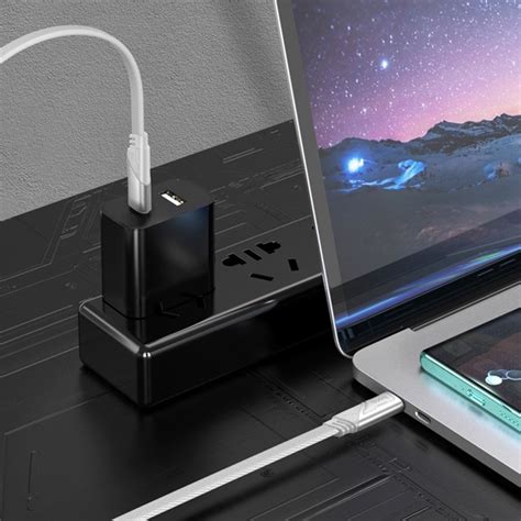 Hoco U Machine Pd W Usb C Type C To Usb C Type C Fast Charging Data Cable M Black