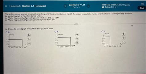 Solved 3 Homework Section 7 1 Homework Question 3 7 1 17