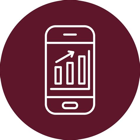 Mobile Analytics Vector Icon 20469995 Vector Art At Vecteezy