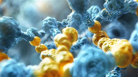 Intricate Dna Structure For Scientific And Educational Visualization Generative Ai Stock Video