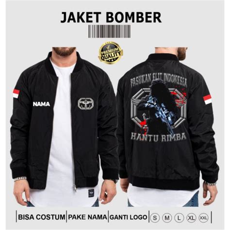 Jual Jaket Bomber Kopassus Pasukan Elit Indonesia Jaket Bomber Tni