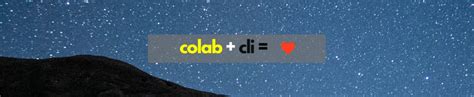 Colab Cli · Pypi