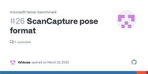 ScanCapture Pose Format Issue Microsoft Lamar Benchmark GitHub
