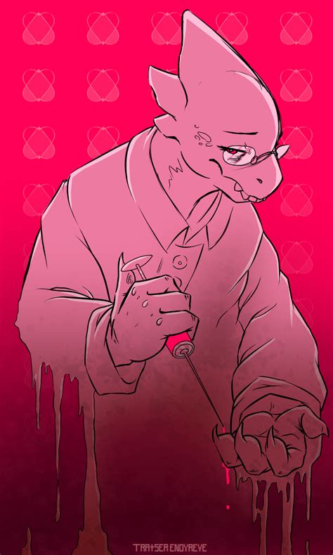 Alphys Undertale Drawn By Tratser Enoyreve Danbooru
