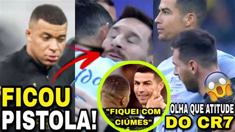 FOI ESSA ATITUDE DE CRISTIANO RONALDO MESSI QUE DEIXOU MBAPPÉ