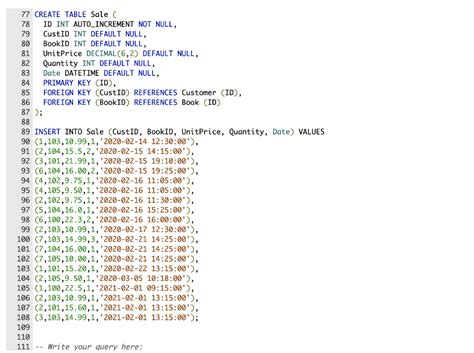 Solved Add A Where Clause To Restrict The Result Table To