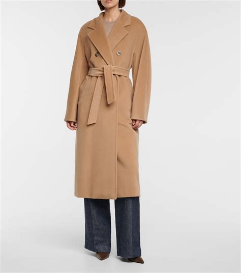 Madame Wool And Cashmere Coat In Brown Max Mara Mytheresa