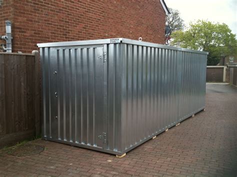 Flat Pack Shipping Containers 4m Self Assembly Galvanised £169600