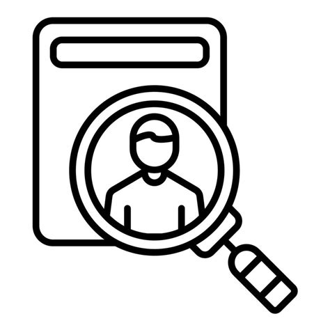 Recruitment Line Icon 14811995 Vector Art At Vecteezy