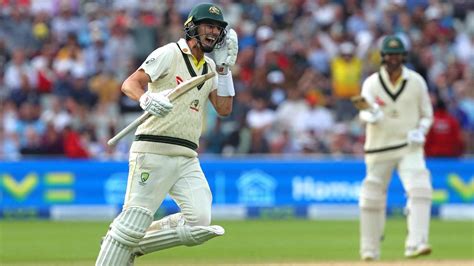 Ashes Test Pat Cummins Nathan Lyon Put On 55 Runs To Give Australia