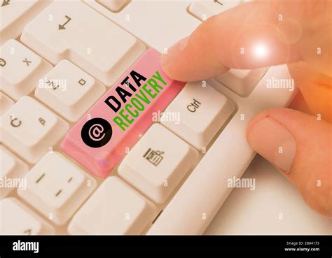Writing Note Showing Data Recovery Business Concept For Process Of