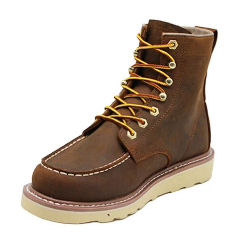 Cleab®lf758 Goodyear Welted Work Boot Safety Boots Men Work Shoes
