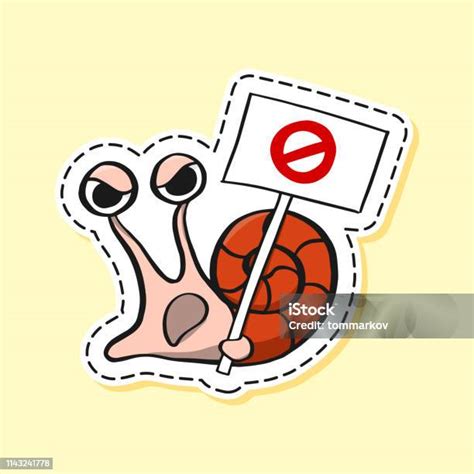 달팽이 스티커 재미 있는 이모티콘 아이콘 요소 합니다 0명에 대한 스톡 벡터 아트 및 기타 이미지 0명 귀여운 달팽이