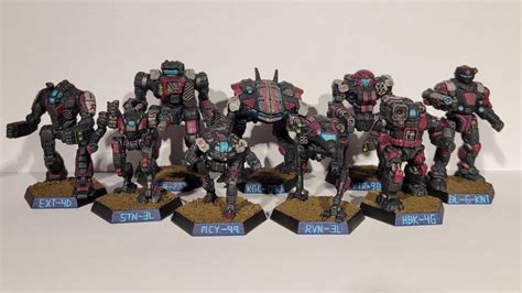 A Collection Of My First Finished Mechs Rbattletech