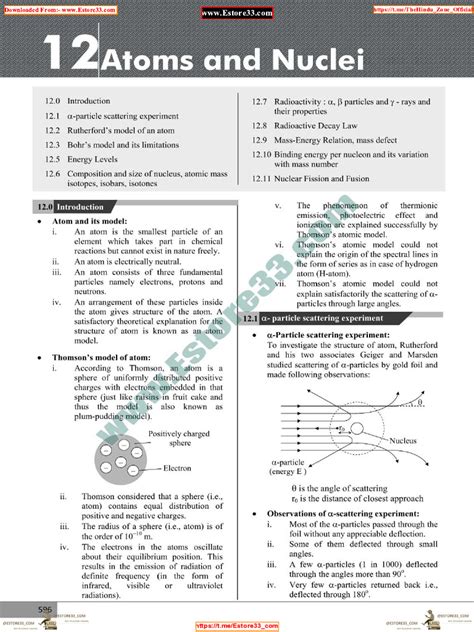 Atoms And Nucleus Physics Vol 2 Neet Ug Aipmt And Pdf Applied And Interdisciplinary Physics