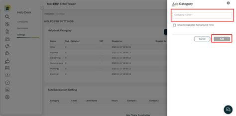 How Can I Add Helpdesk Categories Mygate Admin