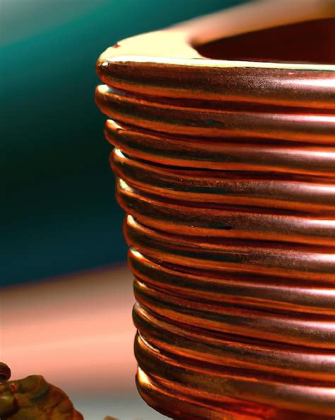 Premium Ai Image Close Up Of Copper Using Generative Ai Technology
