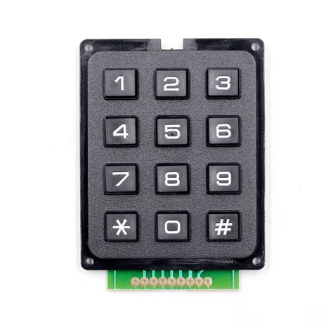 Standard Matrix Keypad 3×4 Press Makers Electronics