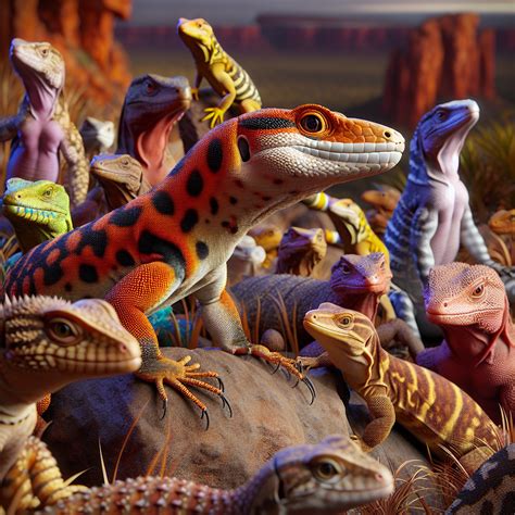 Lizard Genetic Diversity In Australia