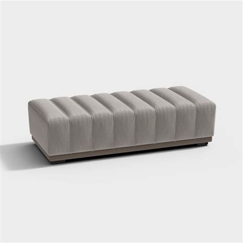Simplistic Sofa Bench 3d Model