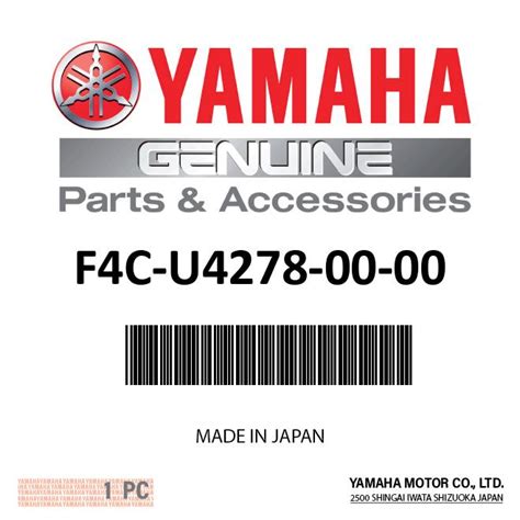 Yamaha F4c U4278 00 00 Box Yamaha Online Parts