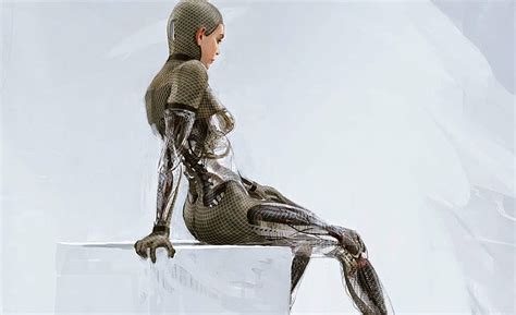 Hd Wallpaper 1920x1429 Px Blonde Cyborg Eyes Face Females Fi Girl Hair
