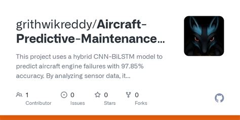 Aircraft Predictive Maintenance Using CNN BiLSTM Aircraft Predictive