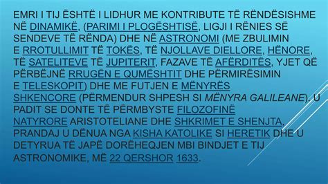 Galilei Albin Berisha Pptx