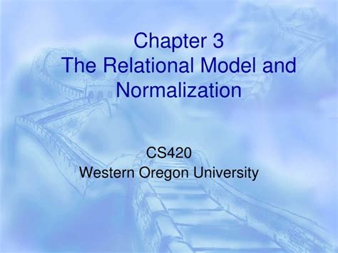 Ppt Chapter The Relational Model And Normalization Powerpoint