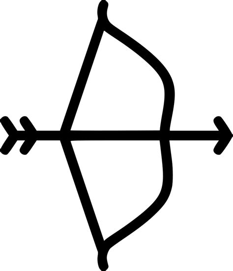 Download Archery Bow Arrow Bow And Arrow Clipartkey