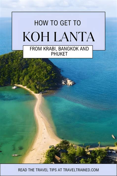 How To Get To Koh Lanta From Krabi Bangkok And Phuket Krabi Phuket