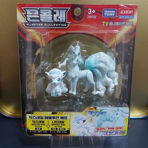 【現貨】takara Tomy 韓版 阿羅拉六尾九尾公仔 進化組 寶可夢 韓國正版 蝦皮購物
