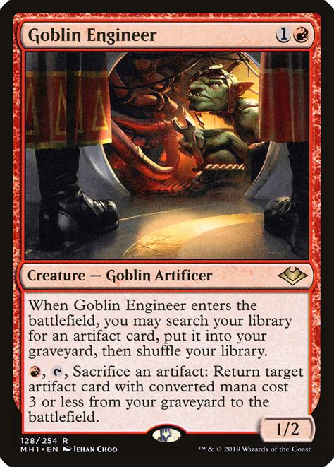 Goblin Engineer Mh1 128 Modern Horizons Game Nerdz
