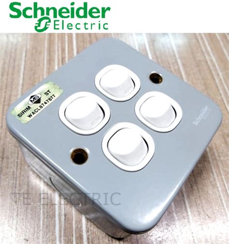 Schneider Clipsal Metal Clad 13a 2 X 13a 15a 1gang 2gang